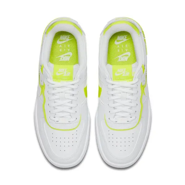 Nike Force 1 Shadow Sneakers - White/yellow