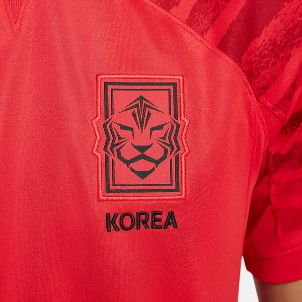 Nike Korea Dri-fit Stadium Home Short Sleeve Jersey - Global Red