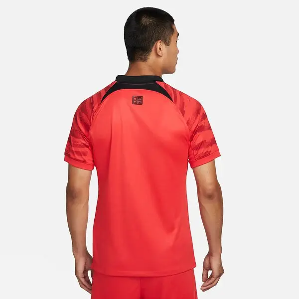 Nike Korea Dri-fit Stadium Home Short Sleeve Jersey - Global Red