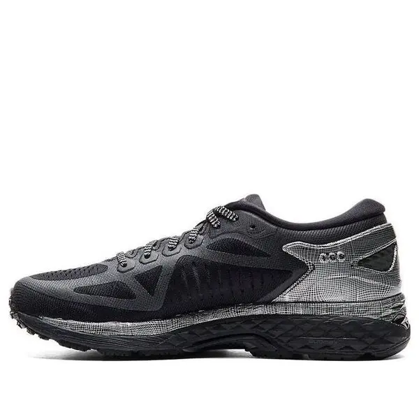 Asics Metarun Silver Athletic Shoes - Black