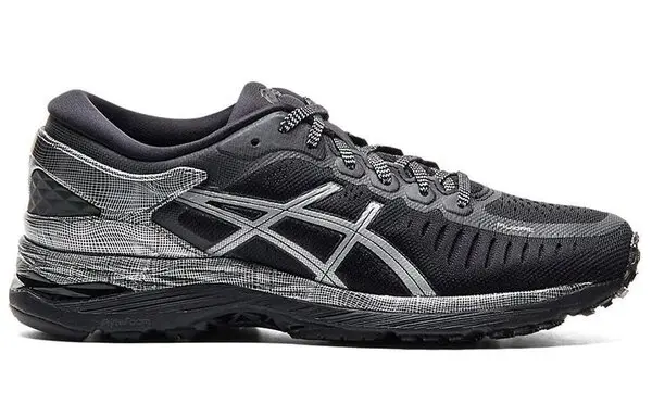 Asics Metarun Silver Athletic Shoes - Black