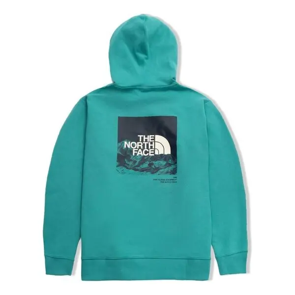 The North Face Logo Hoodie - Teal
