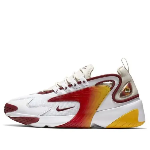 Nike Zoom 2k Athletic Sneakers - Red/yellow/white