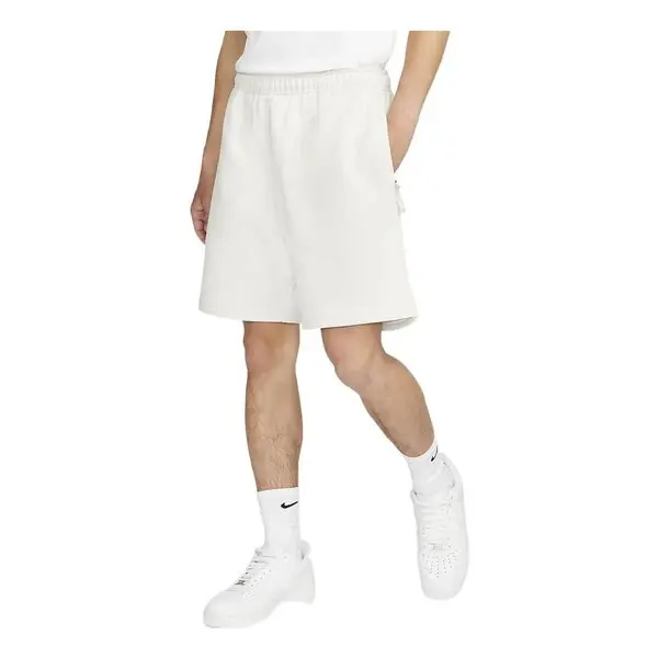 Nike Solid Color Logo Straight Loose Casual Shorts - Default Color