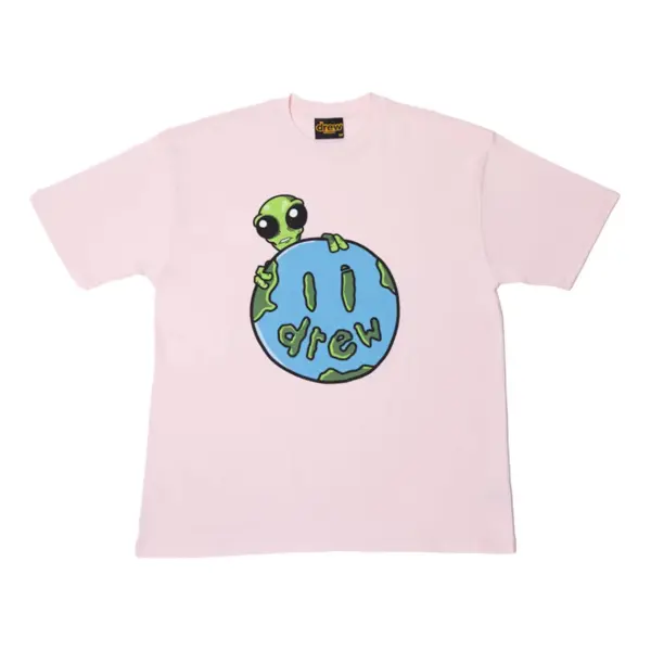 Drew House Allen The Alien T-shirt - Pale Pink