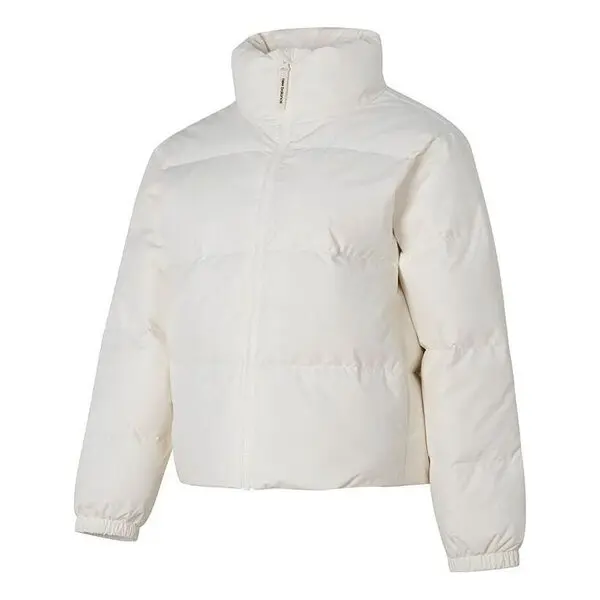 NEW BALANCE Short Puffer Jacket - White