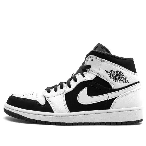 JORDAN 1 Retro Mid "tuxedo - White/black