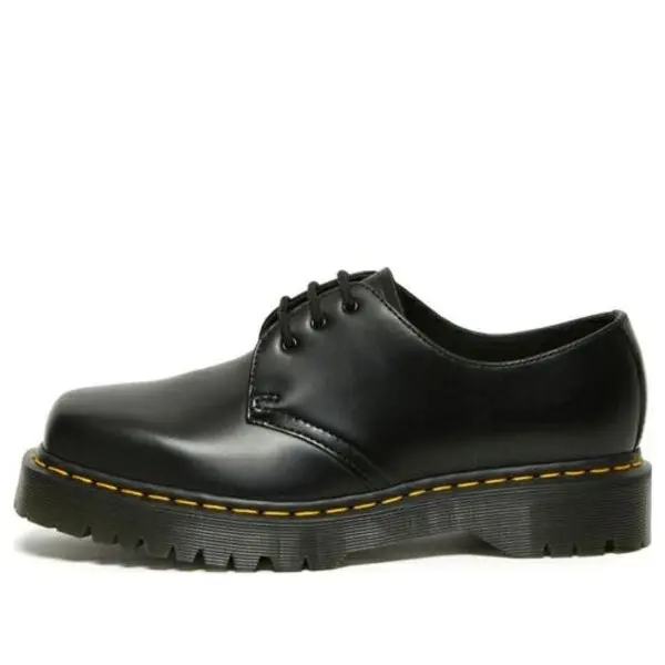 Dr. Martens 1461 Bex Squared Toe Leather Oxford Shoes - Black