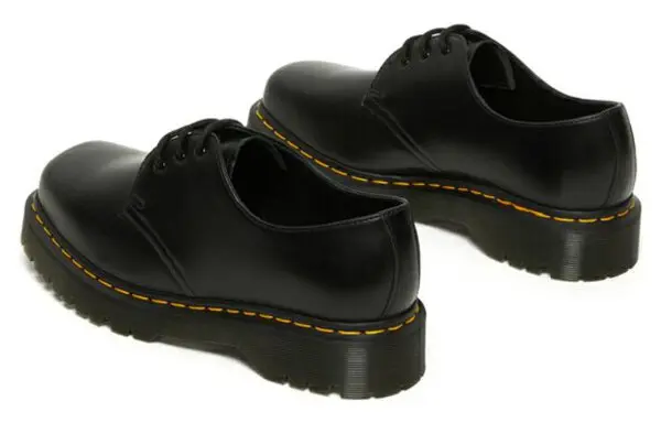 Dr. Martens 1461 Bex Squared Toe Leather Oxford Shoes - Black