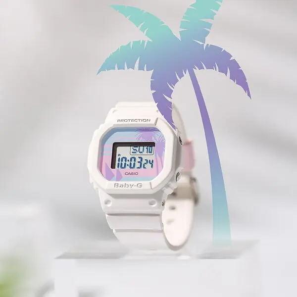 Casio Baby-g Digital Watch - White