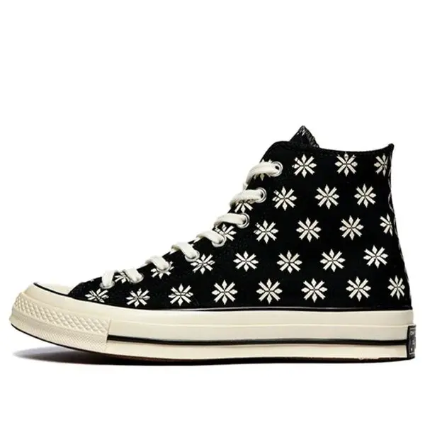 CONVERSE Chuck 70 Hi Snowflake Sneakers - Black