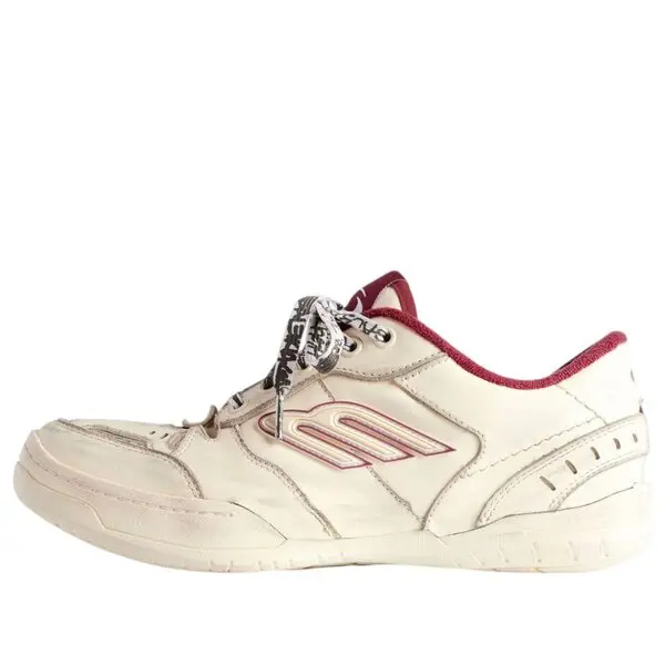 Balenciaga Hamptons Sneakers - Off White/red