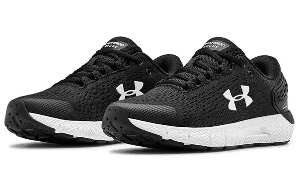 Under Armour Charged Rogue 2 Athletic Sneakers - Black/white