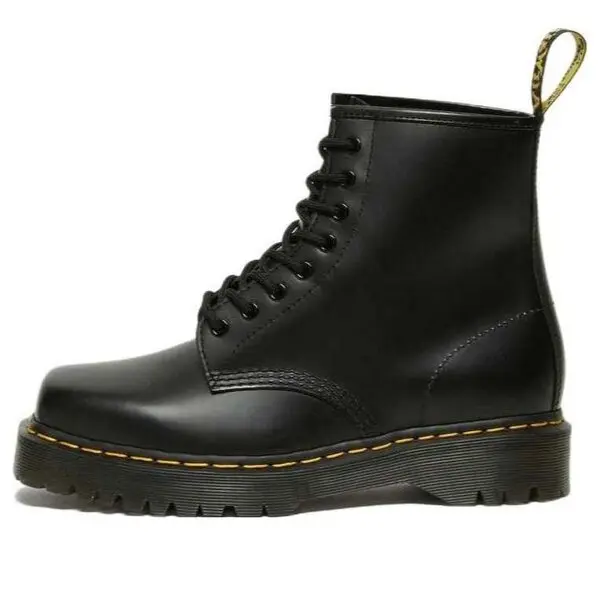 Dr. Martens 1460 Bex Squared Toe Leather Lace Up Boots - Black