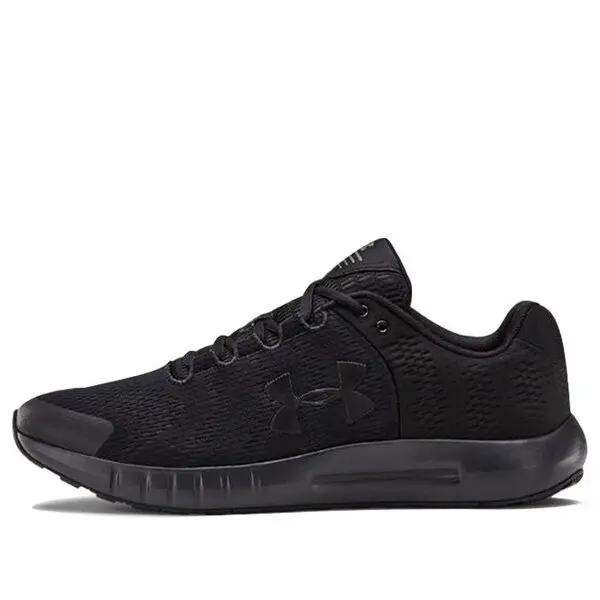 Under Armour Micro G Pursuit Bp Low Top Athletic Sneakers - Black
