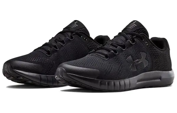 Under Armour Micro G Pursuit Bp Low Top Athletic Sneakers - Black