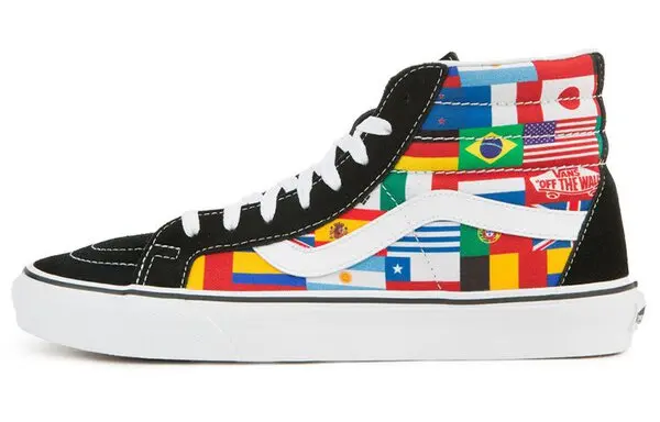 VANS Sk8-hi Reissue 'international Flags' High Top Sneakers - Multi-color