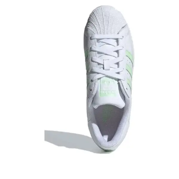 Adidas Originals Superstar Sneakers - White/green