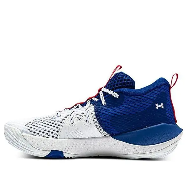 Under Armour Embiid One 'brotherly Love' Athletic Sneakers - White/blue
