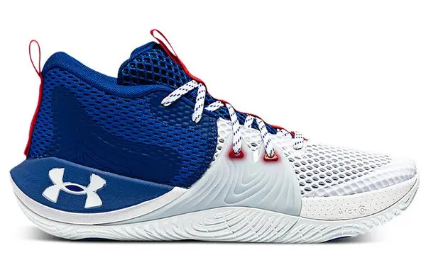 Under Armour Embiid One 'brotherly Love' Athletic Sneakers - White/blue