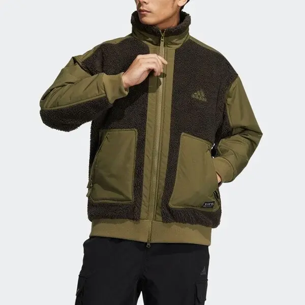 Adidas Logo Hp1390 Casual Colorblock Jacket - Default Colorway