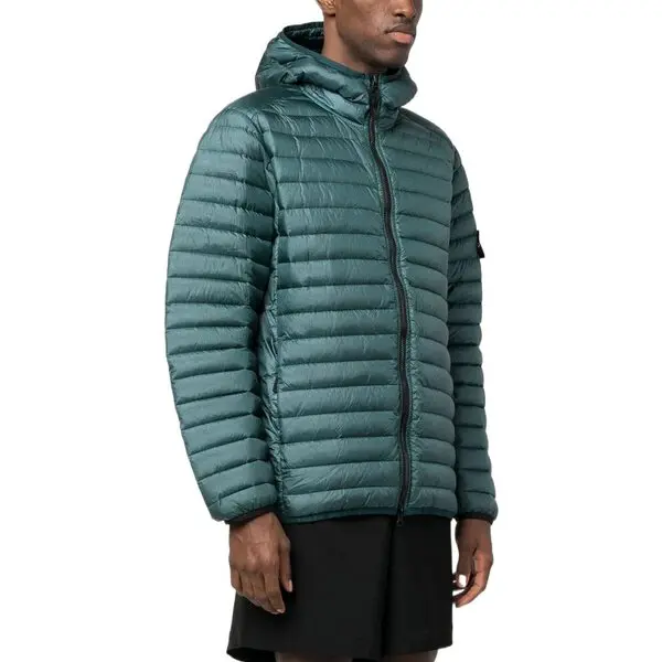 Stone Island Packable Loom Woven Chambers R-nylon Down-tc Jacket - Green