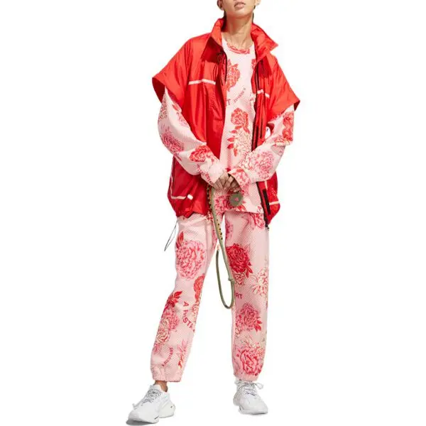Adidas X Stella Mccartney Boxy Floral Sweatshirt