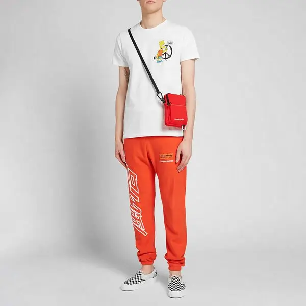 Off-White X The Simpsons/ The Simpsons Crossover Printing Short Sleeve Ordinary Version T-shirt