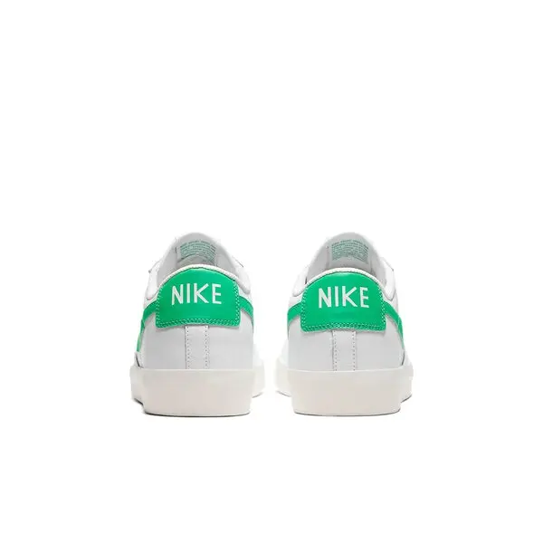 Nike Blazer Low "green Spark" Sneakers - White/green