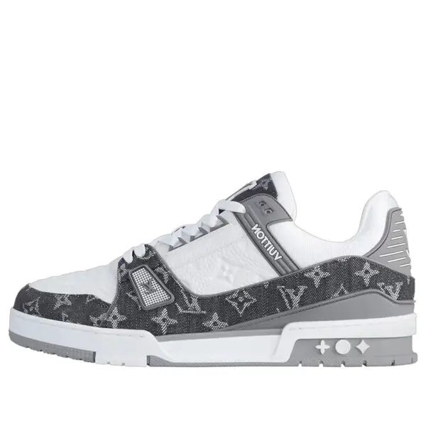 LOUIS VUITTON Trainer "monogram Denim " Sneakers - Grey