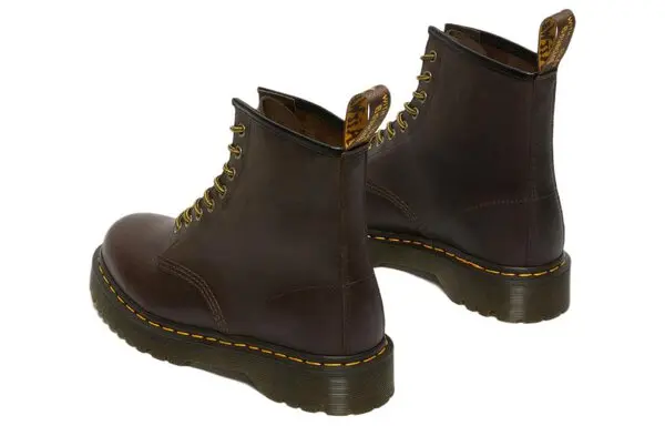Dr. Martens 1460 Bex Crazy Horse Leather Lace Up Boots - Dark Brown