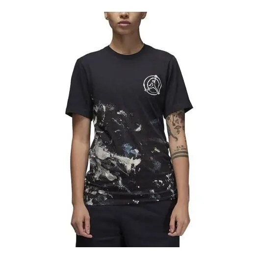 JORDAN Flight Artist Series T-shirt 'nero - Black