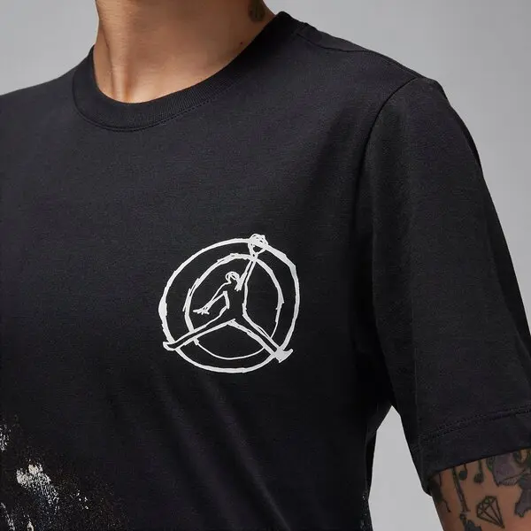 JORDAN Flight Artist Series T-shirt 'nero