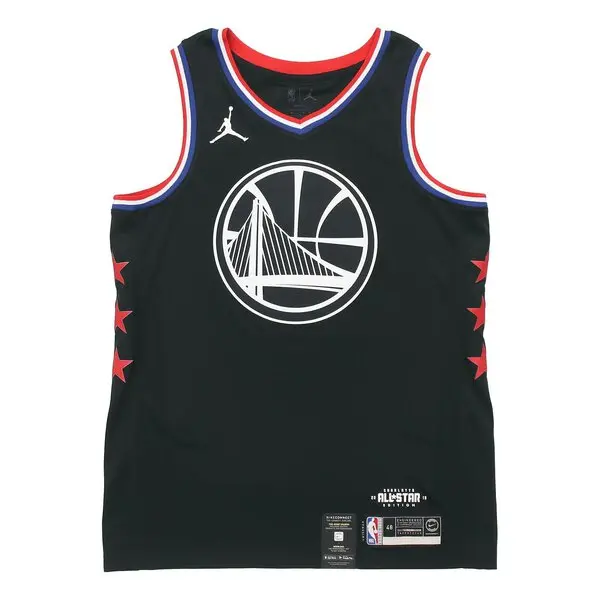 JORDAN Stephen Curry All-star Edition Golden State Warriors Swingman Jersey - Black