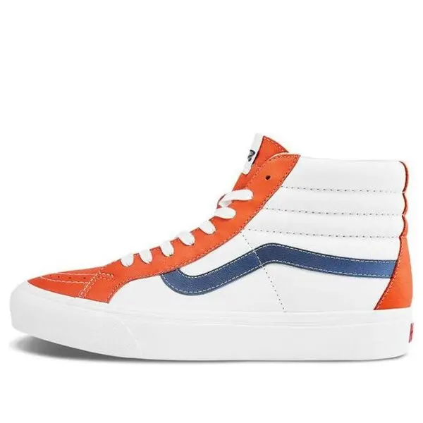 VANS Sk8-hi Reissue Vlt Lx High Top Sneakers - White/orange