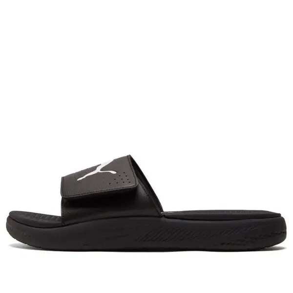 PUMA Softride Slide Sandals - Black/white