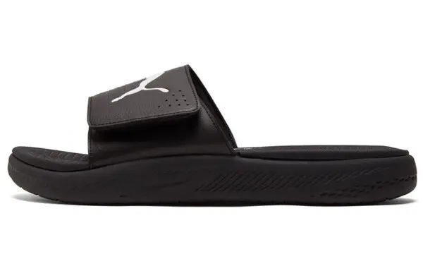 PUMA Softride Slide Sandals - Black/white