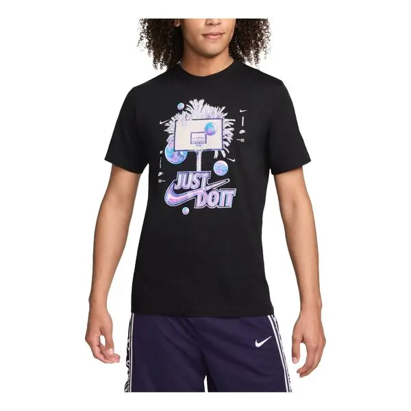 Nike Basketball Graphic T-shirt Asia Sizing - Black
