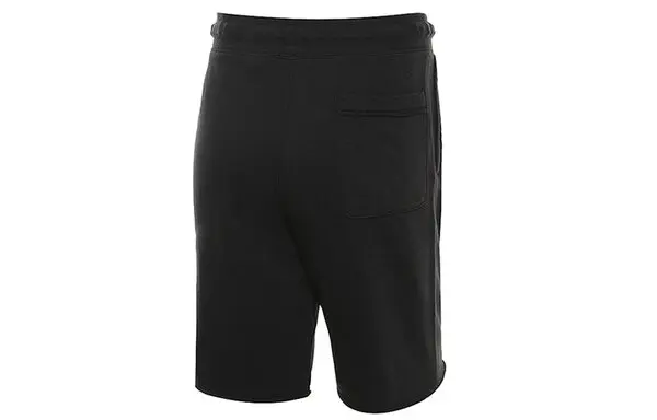 Nike Logo Print Sports Shorts - Black