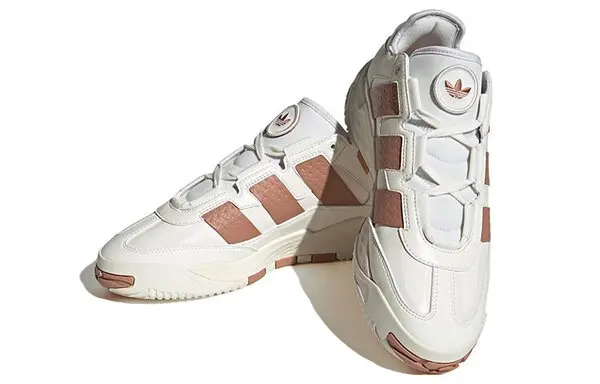 Adidas Originals Niteball Athletic Sneakers - White/brown
