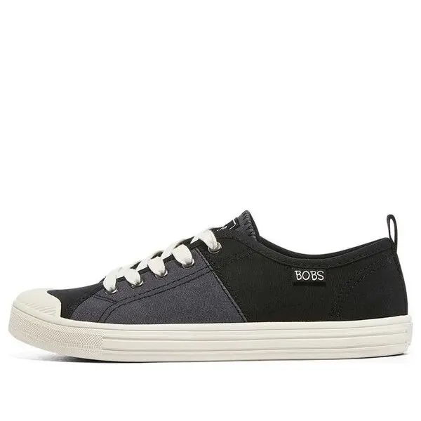 Sketchers Bobs Low Top Lace-up Sneakers - Gray/black