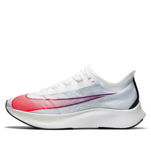 Nike Zoom Fly 3 Athletic Sneakers - White/pink
