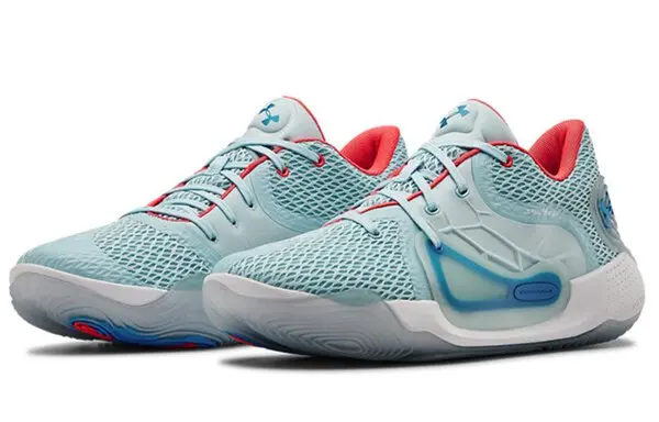 Under Armour Spawn 2 High Top Athletic Sneakers - Light Blue