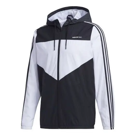 Adidas Neo Side Stripe Casual Sports Jacket - Black