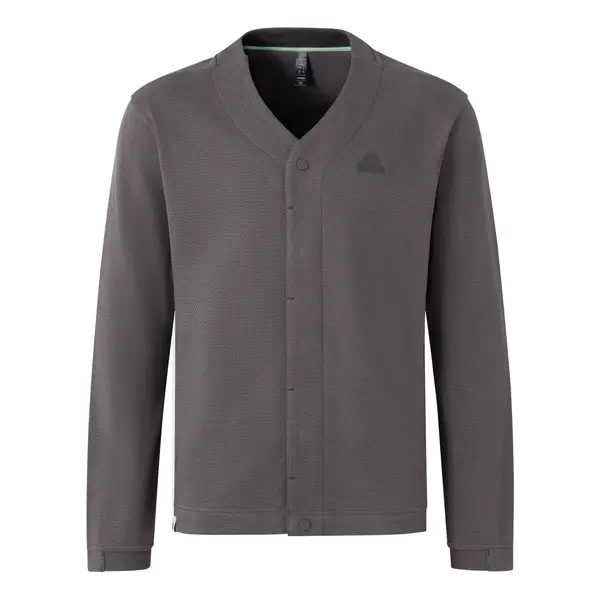 Adidas Business Casual Knit Cardigan - Brown