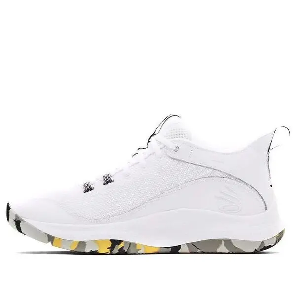 Under Armour 3z5 Curry Mid Top Sneakers - White