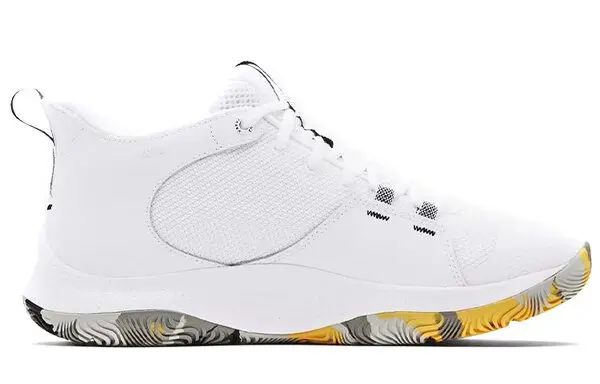 Under Armour 3z5 Curry Mid Top Sneakers - White