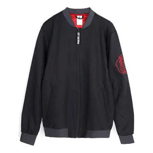 Adidas Rose Cny Jkt Printing Sports Jacket - Black