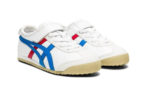 Onitsuka Tiger Mexico 66 Low Top Sneakers - White/blue/red