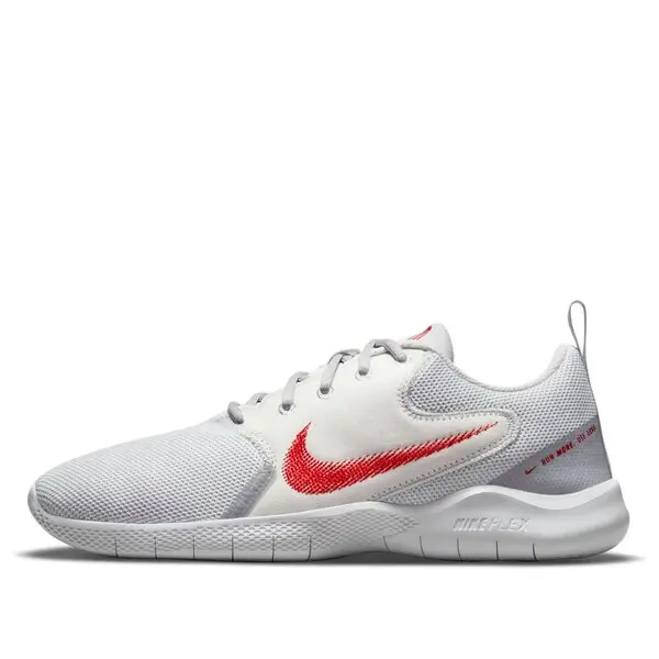 Nike Flex Experience Run 10 Low Top Sneakers - White/grey/red